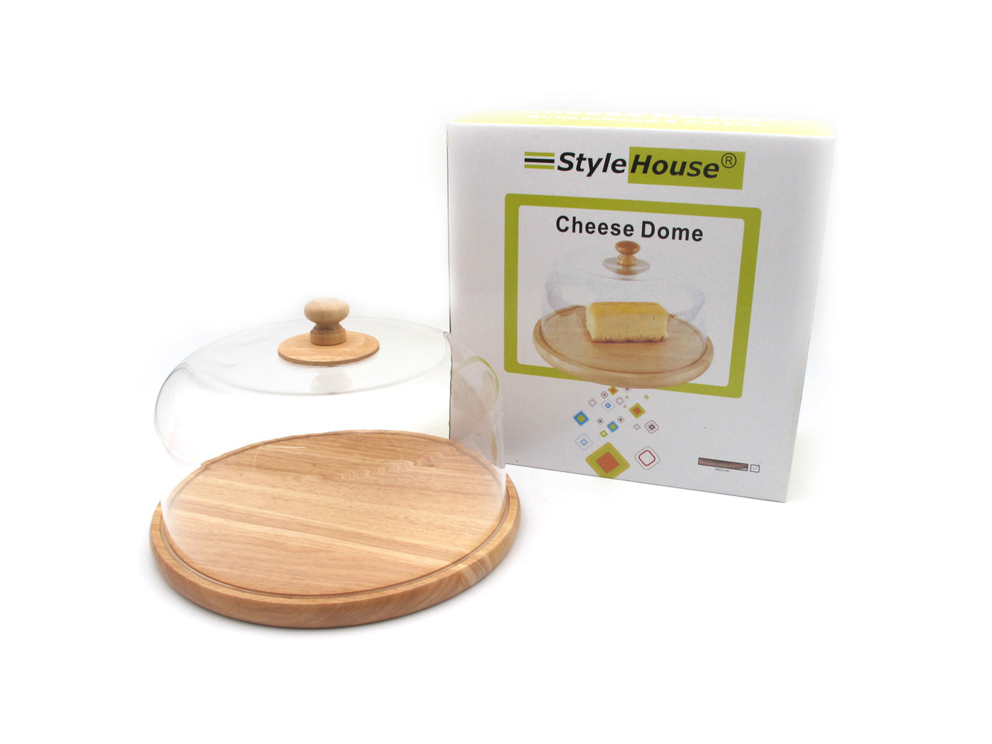 Round Wooden Cheese Dome – HouzeCart