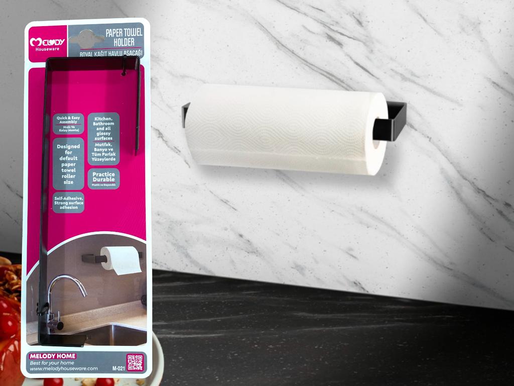 Black Iron Kitchen Paper Holder – HouzeCart