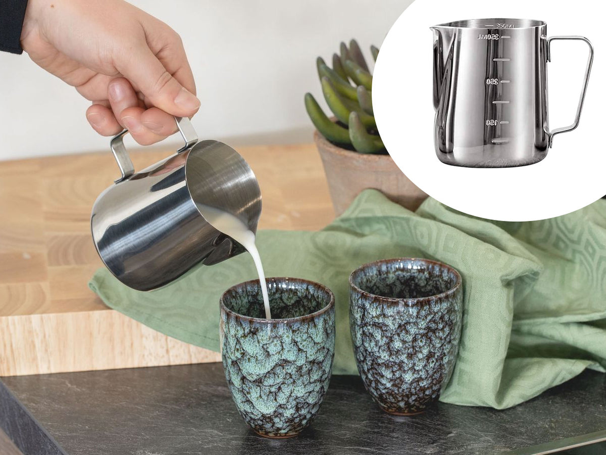 Stainless Steel Barista Milk Pitcher 350 ml – HouzeCart